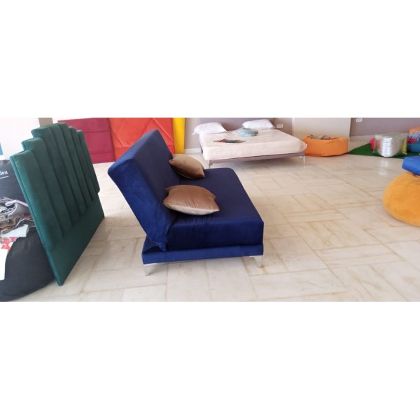 convertible sofa with click-clack mechanism